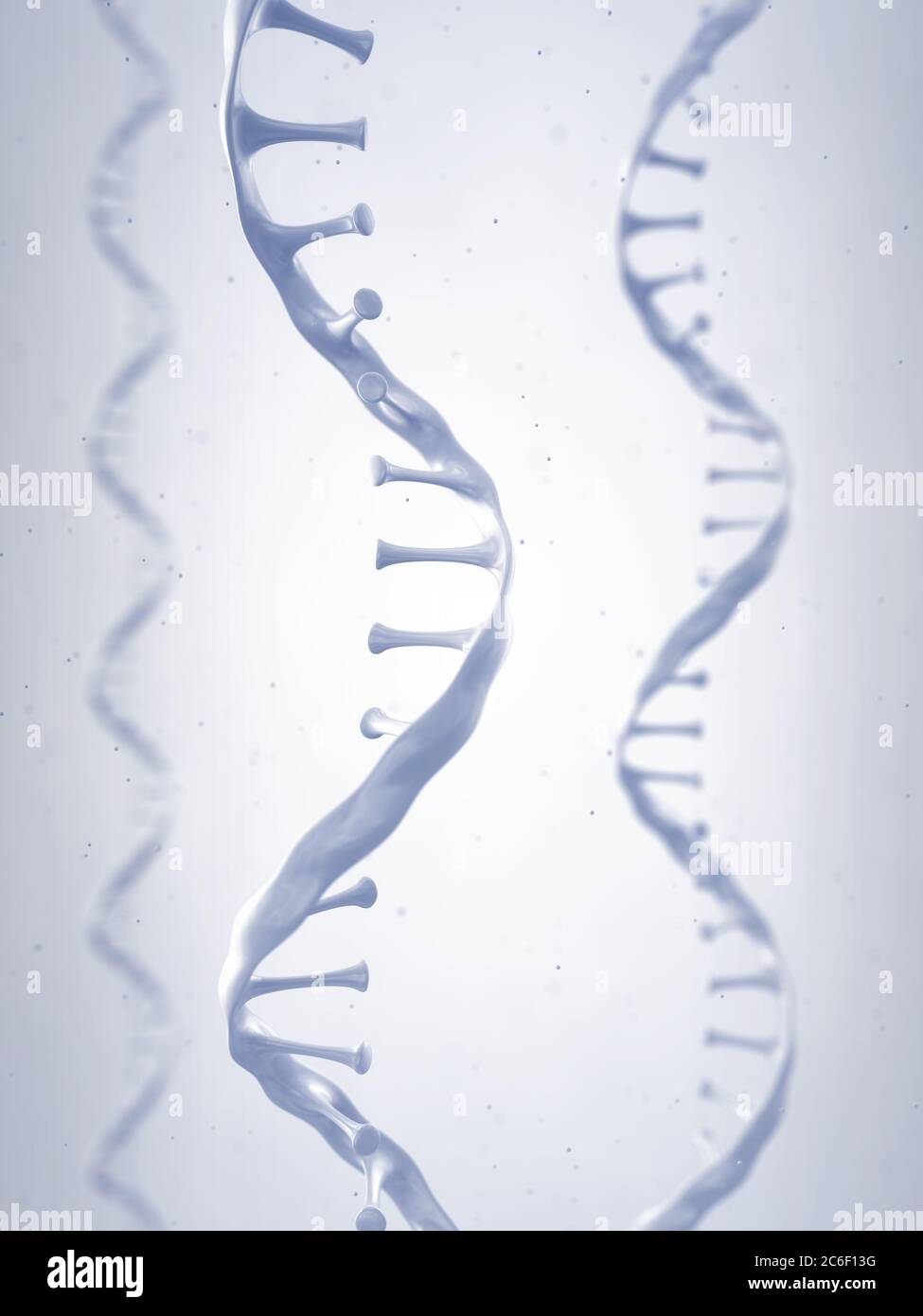 Abstract single strand ribonucleic acid concept, RNA research and ...