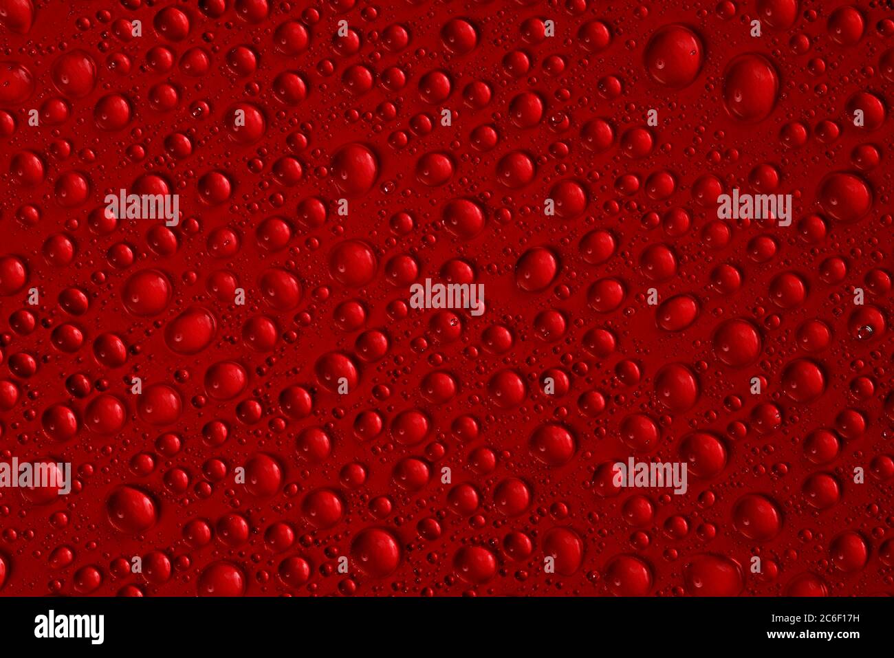 Water droplets on a colourful background. Bright wallpaper. Refreshing ...