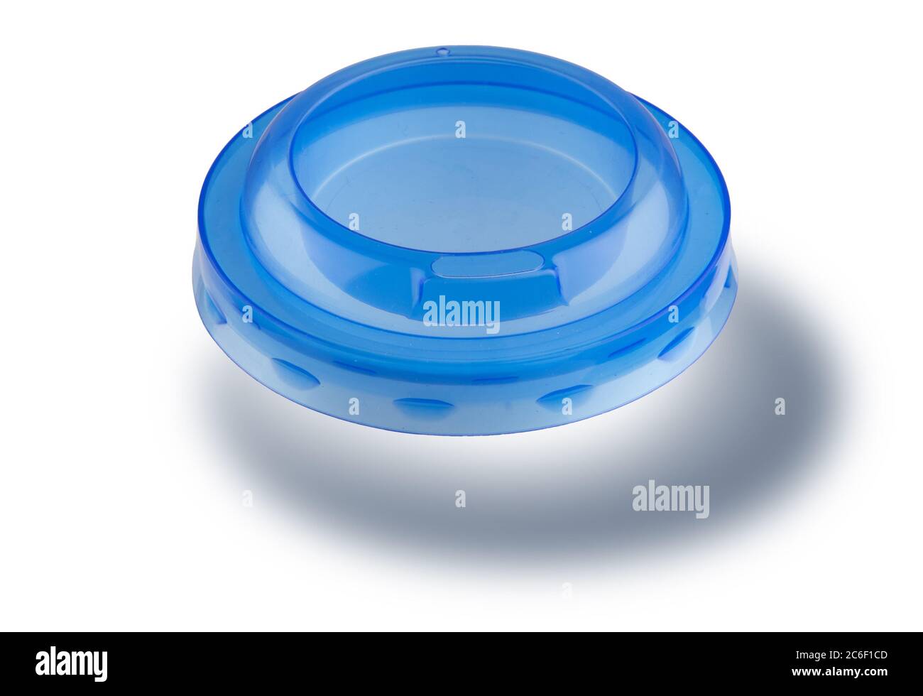 Blank plastic coffee package lid isolated on white Stock Photo - Alamy