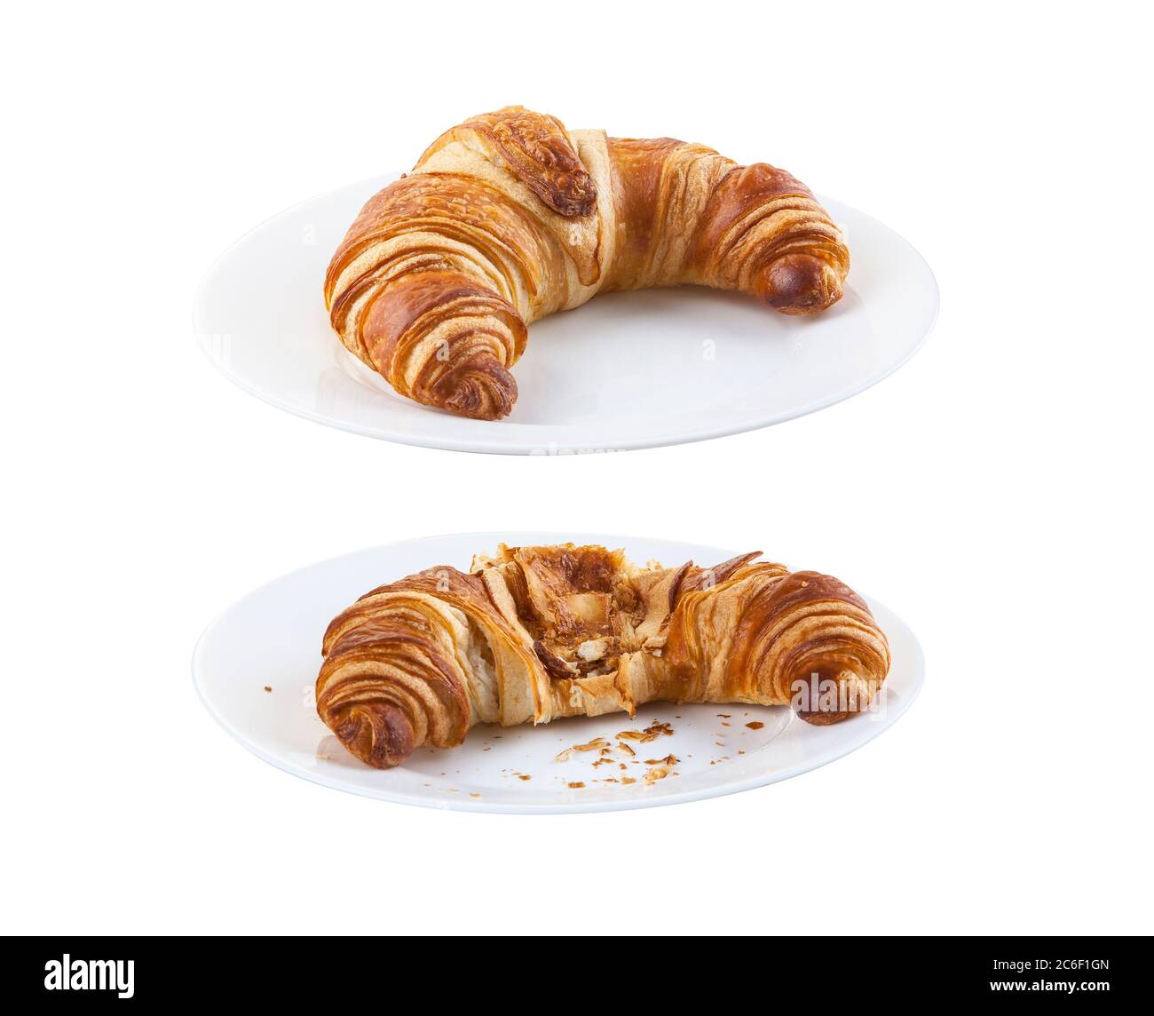 Broken croissant hi-res stock photography and images - Alamy