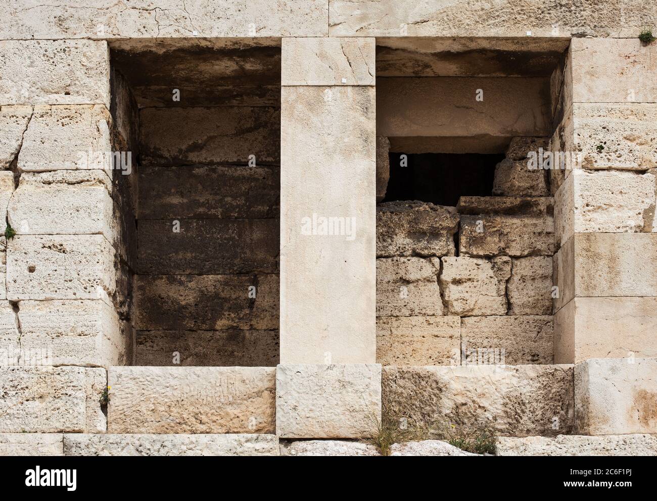 Antique stone temple wall texture Stock Photo - Alamy
