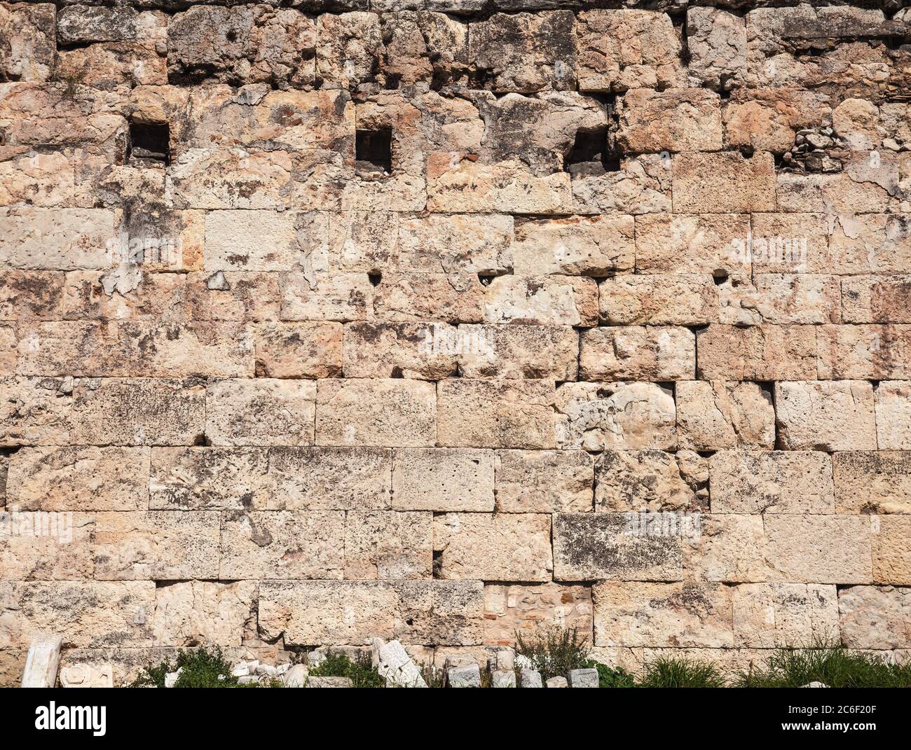 Antique stone temple wall texture Stock Photo - Alamy