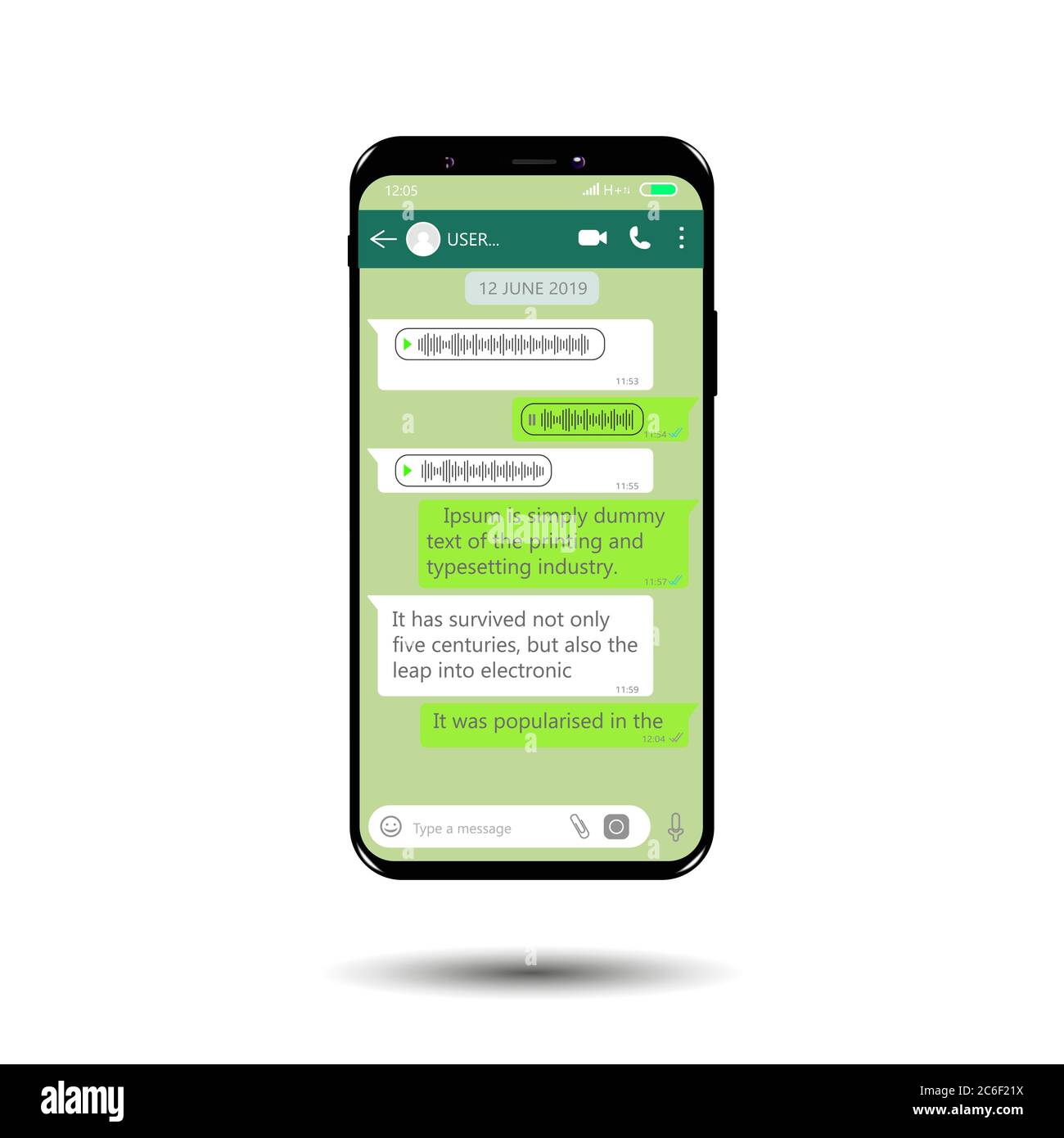 Chating window Cut Out Stock Images & Pictures - Alamy
