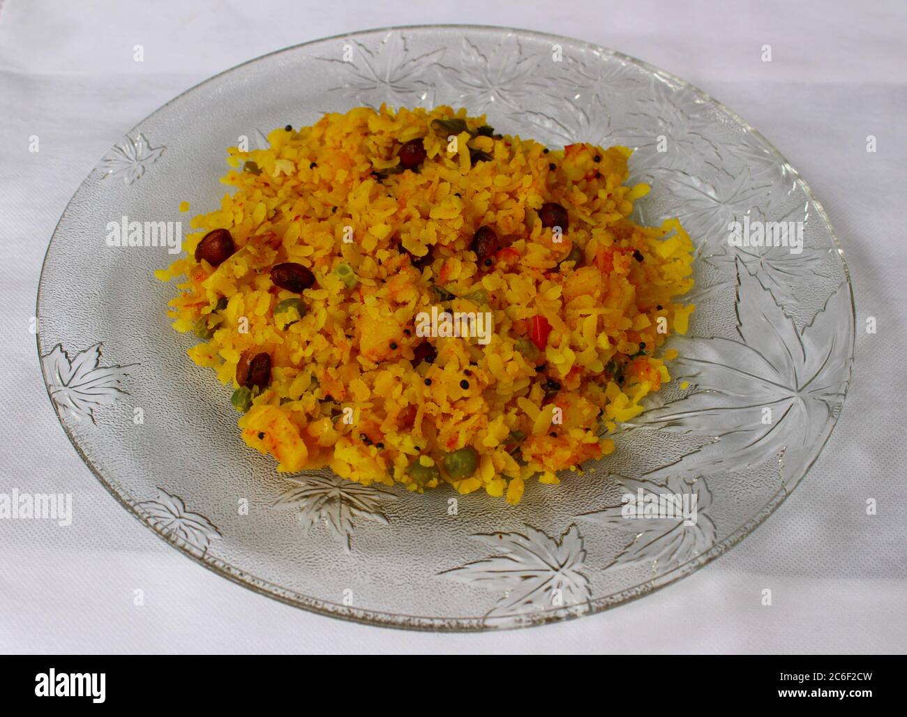 Poha, a popular Indian breakfast recipe Stock Photo - Alamy