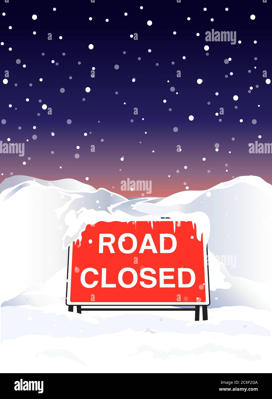 Sign warning dangerous conditions Stock Vector Images - Alamy