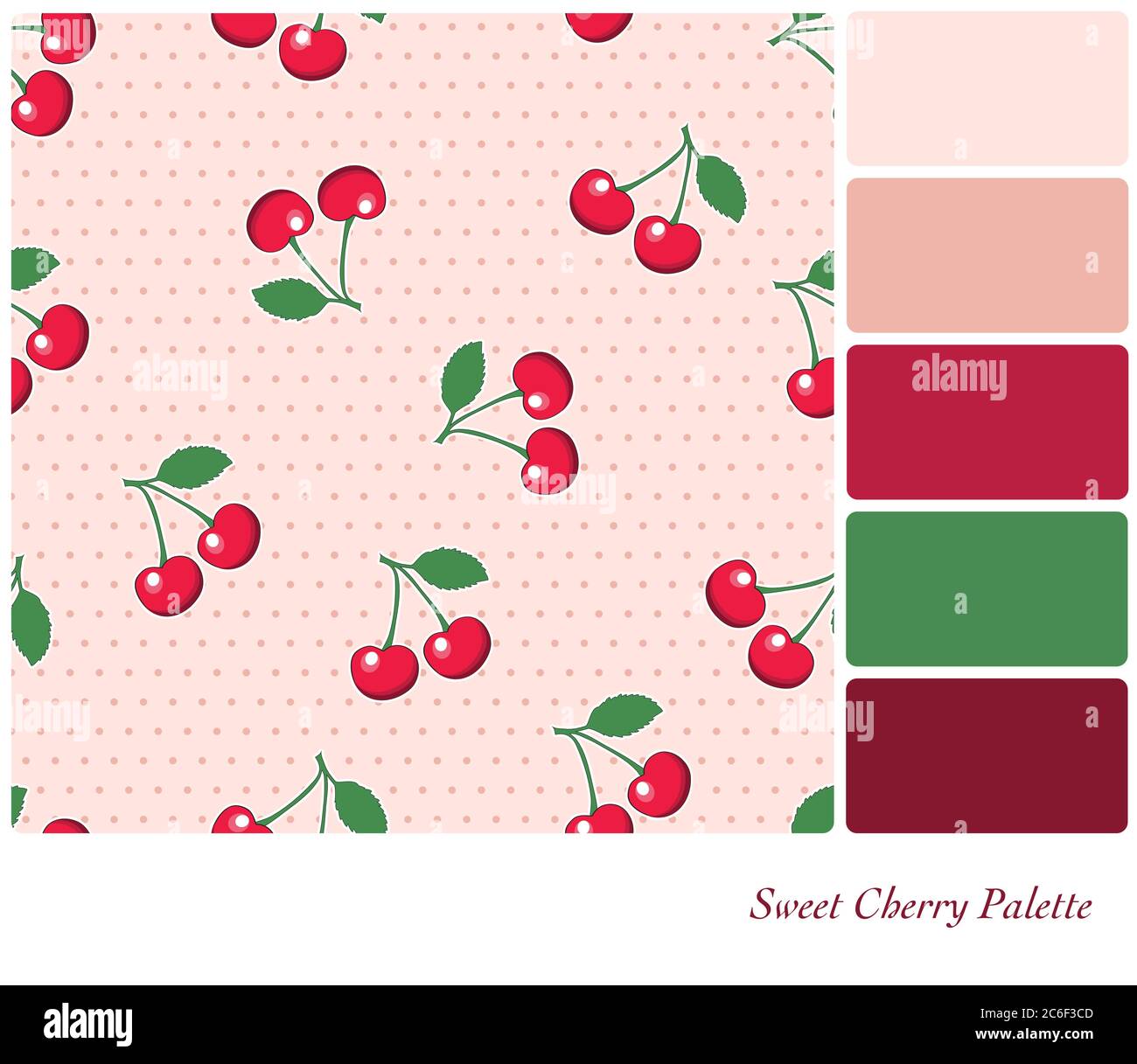 Sweet cherries in group Stock Vector Images - Alamy