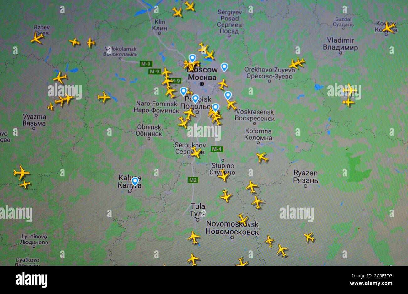 Plane radar mapping hi-res stock photography and images - Alamy