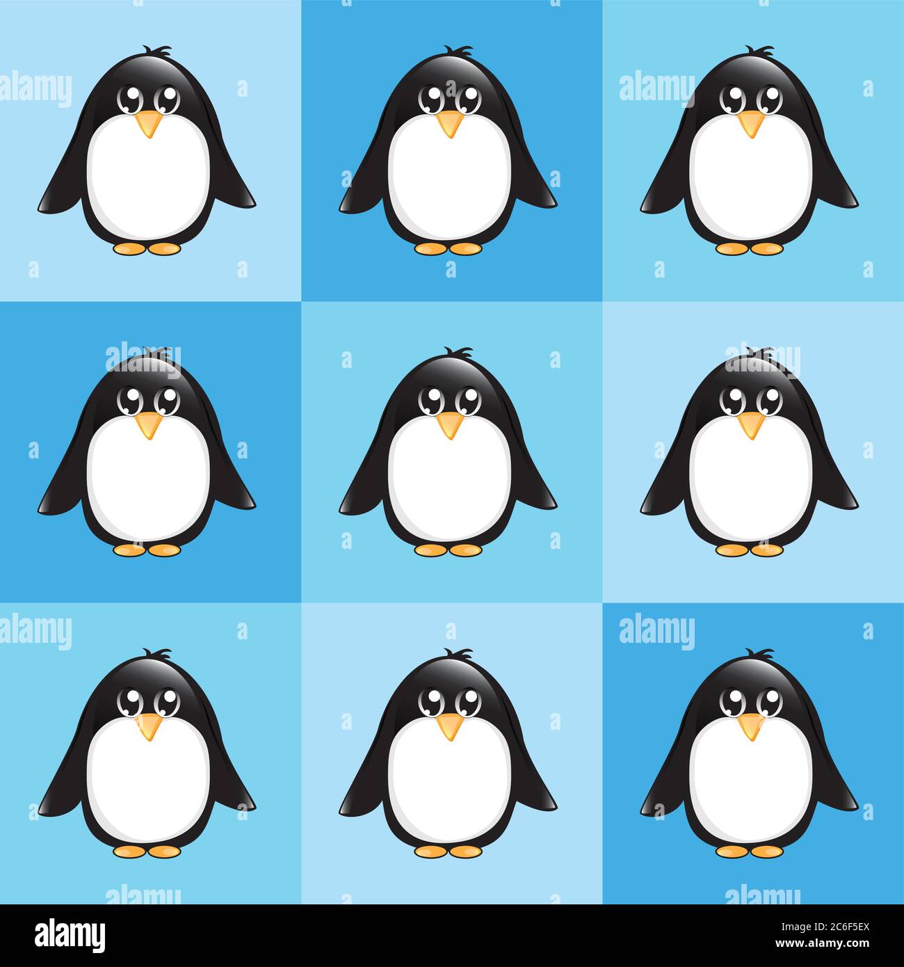 Cartoon penguins hi-res stock photography and images - Alamy