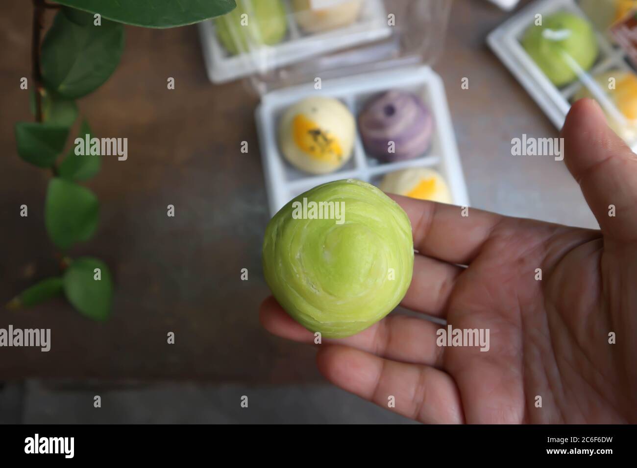 Chinese Spring Rolls, moon cake or Chinese pastry Stock Photo - Alamy