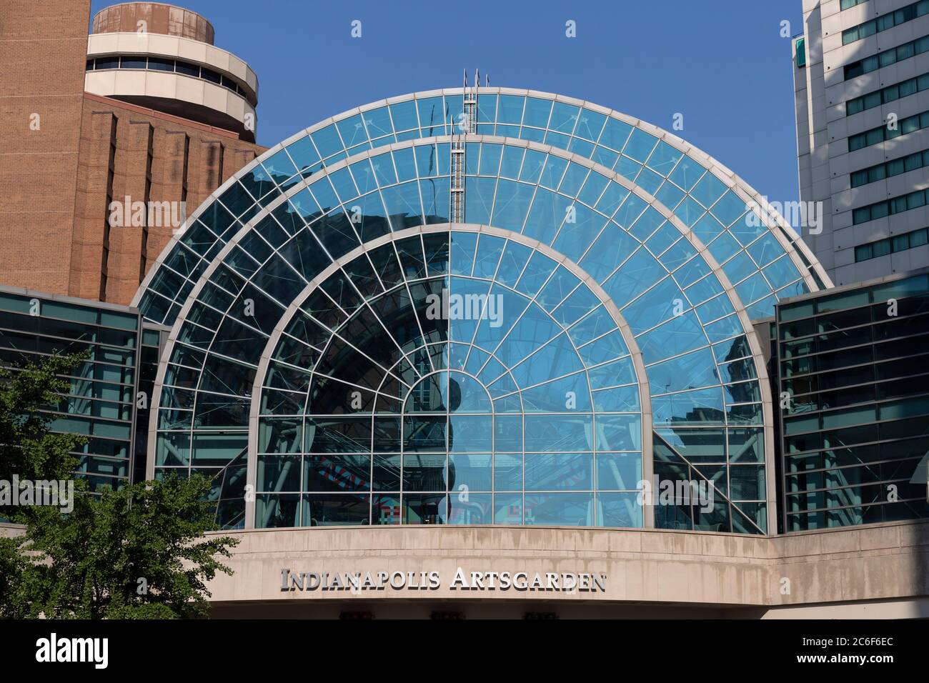 Indianapolis - Circa July 2020: Indianapolis Artsgarden. The ...