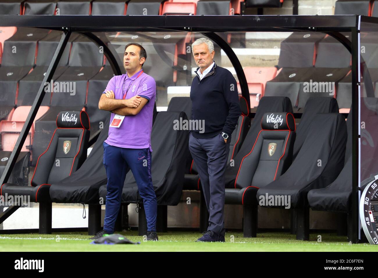 Watch players warm up ahead premier league match vitality stadium hi ...