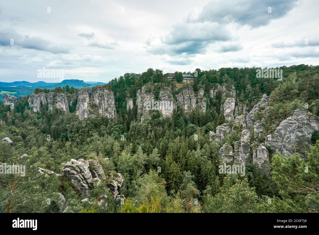 Bastei rocks hi-res stock photography and images - Alamy