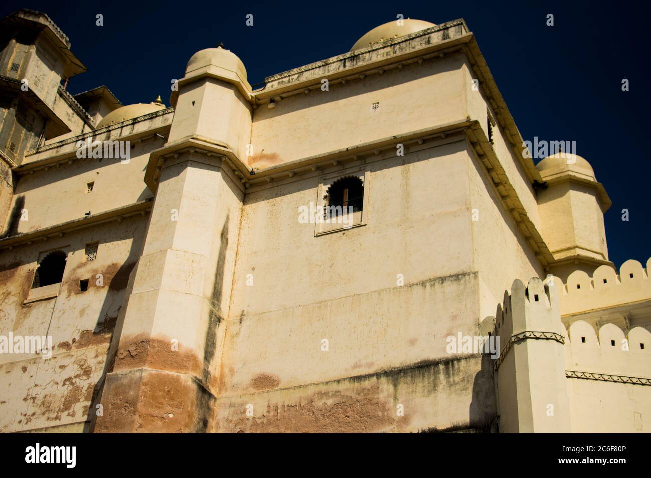 the beautiful architecture of udaipur city palace Stock Photo - Alamy