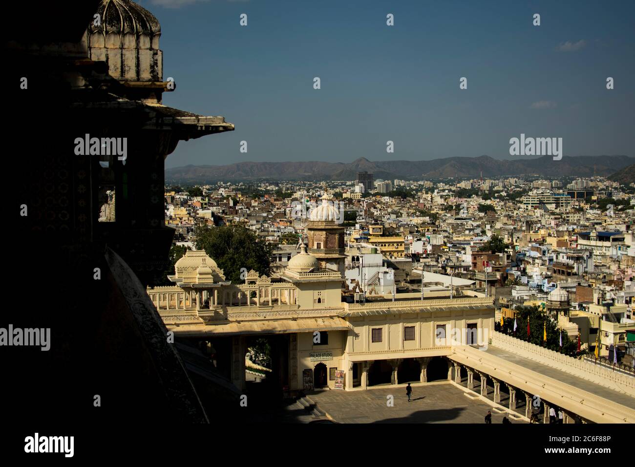 the beautiful architecture of udaipur city palace Stock Photo - Alamy