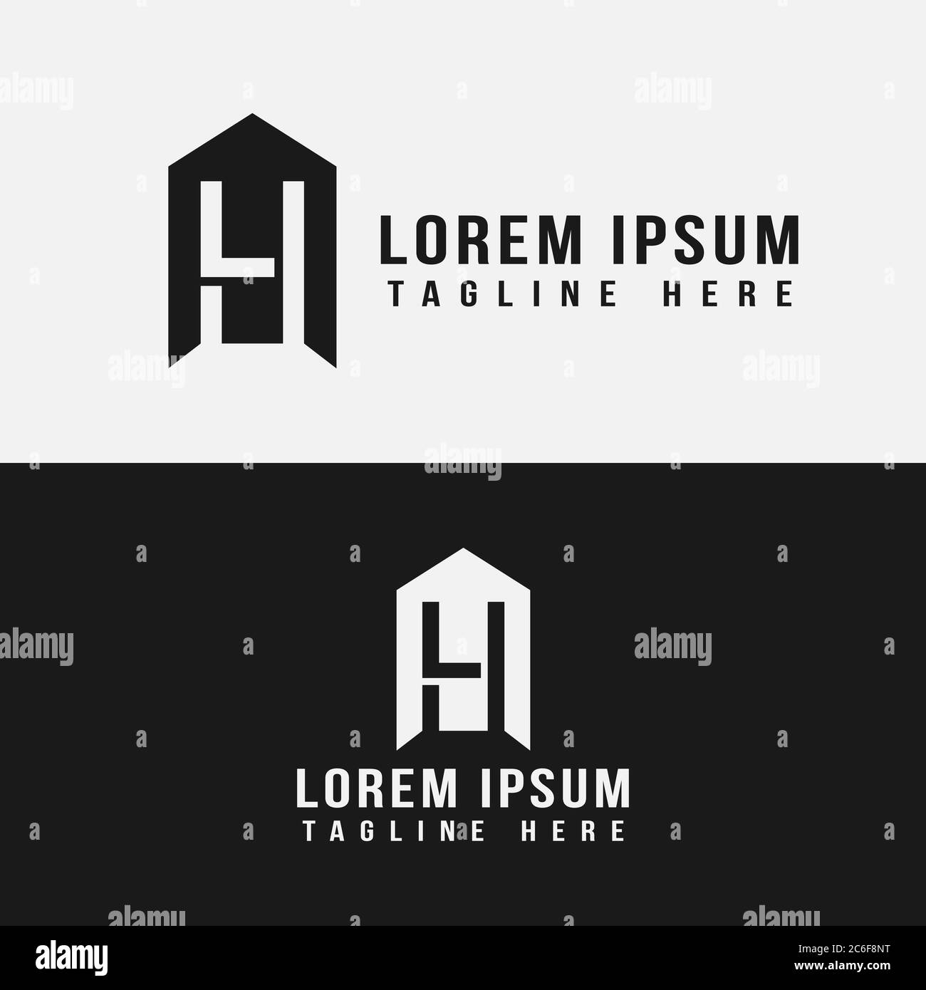 Abstract letter H symbol vector design. Flat symbol icon template ...