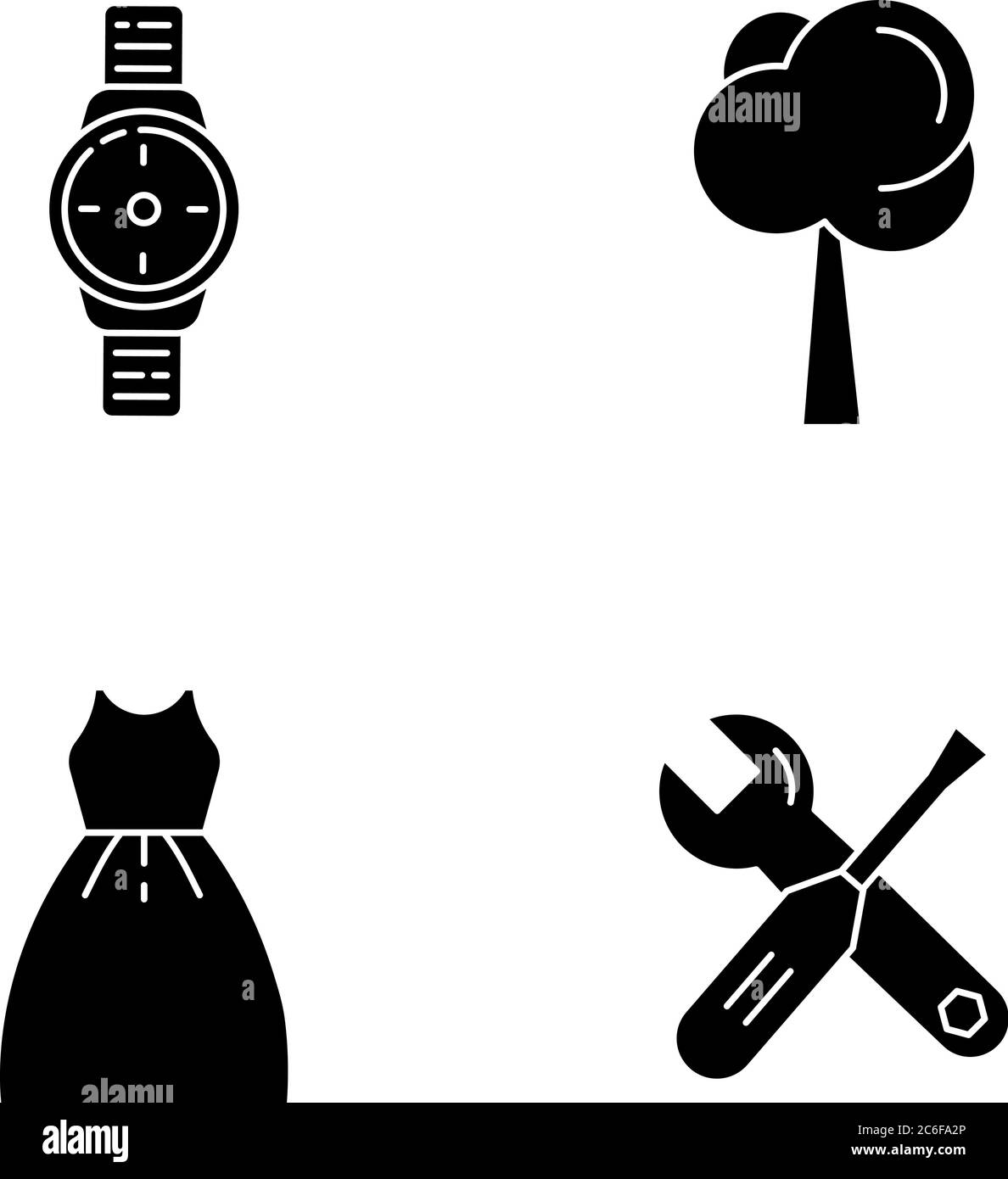 Fixing dress Stock Vector Images - Alamy