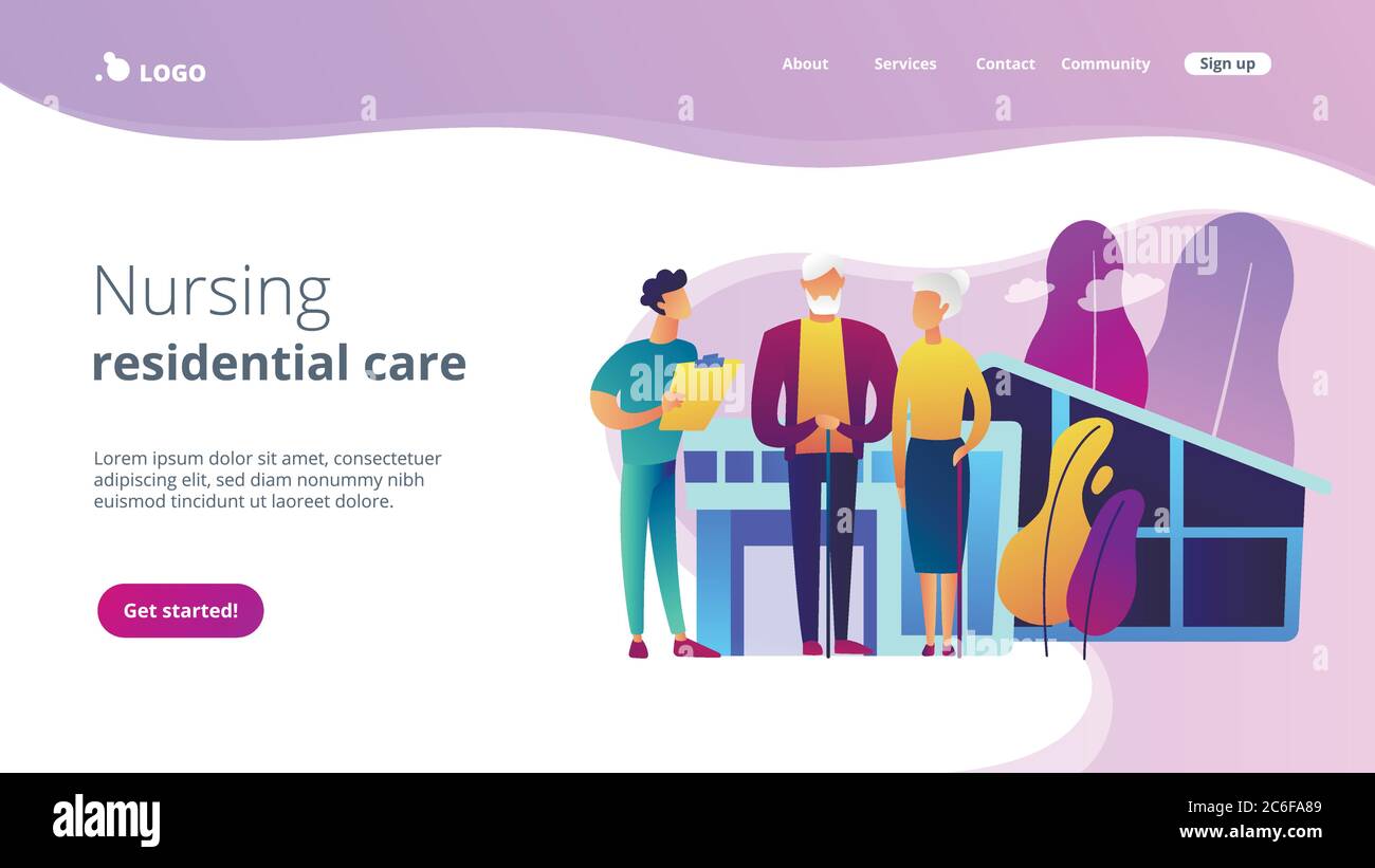 Nursing home therapy Stock Vector Images - Alamy