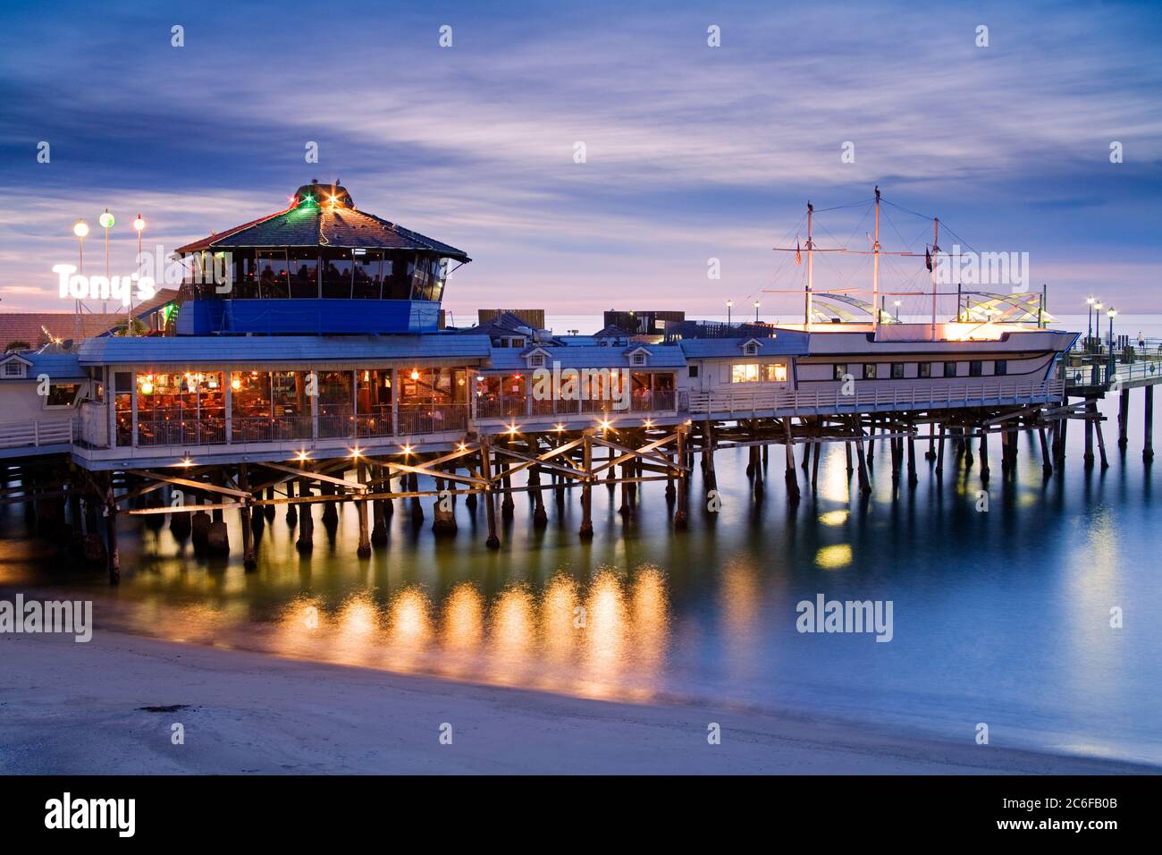 Pier, Redondo Beach, California, USA Stock Photo - Alamy