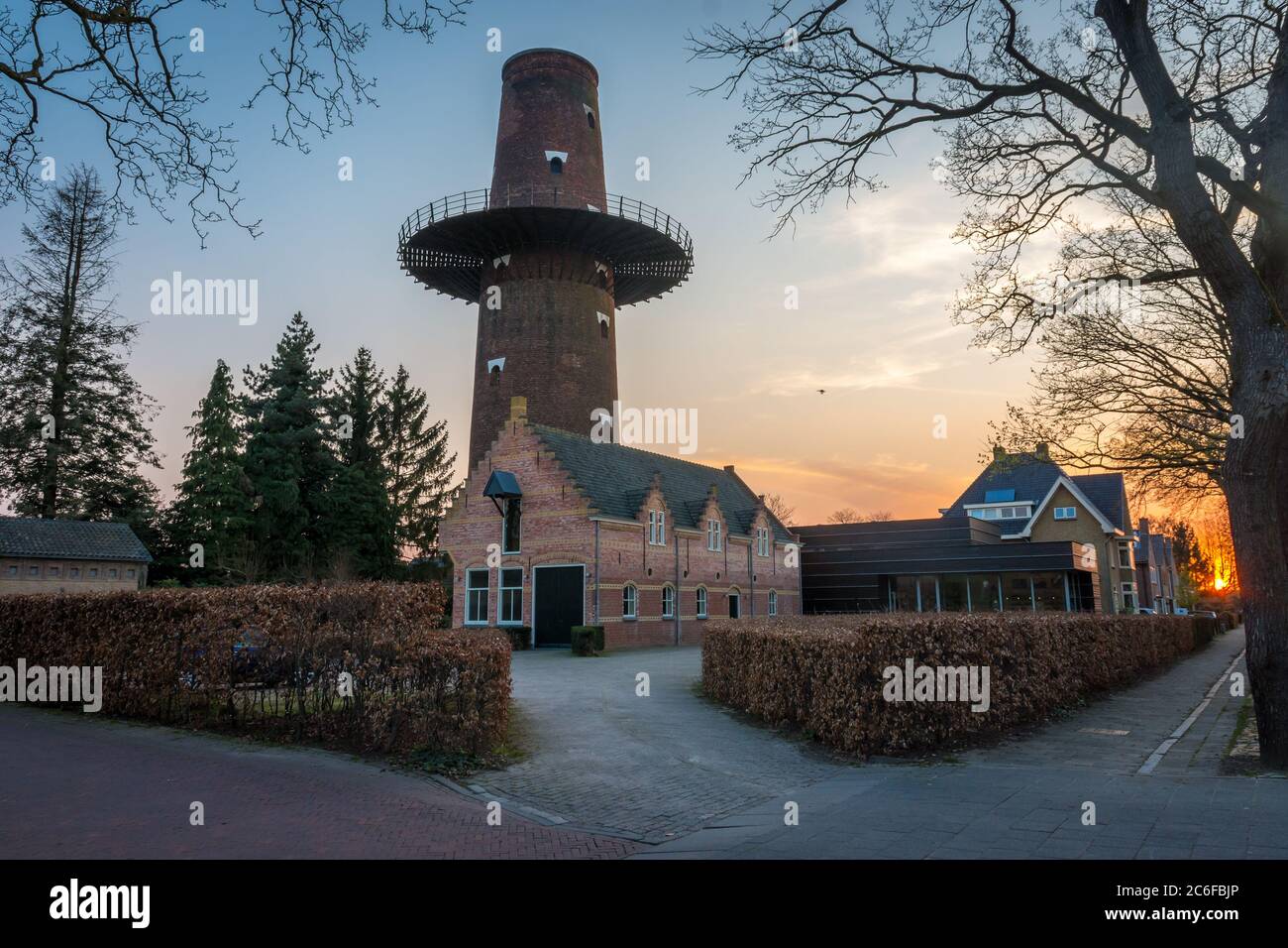 Torso of the former highest dutch windmill named "De Hoop" located in ...