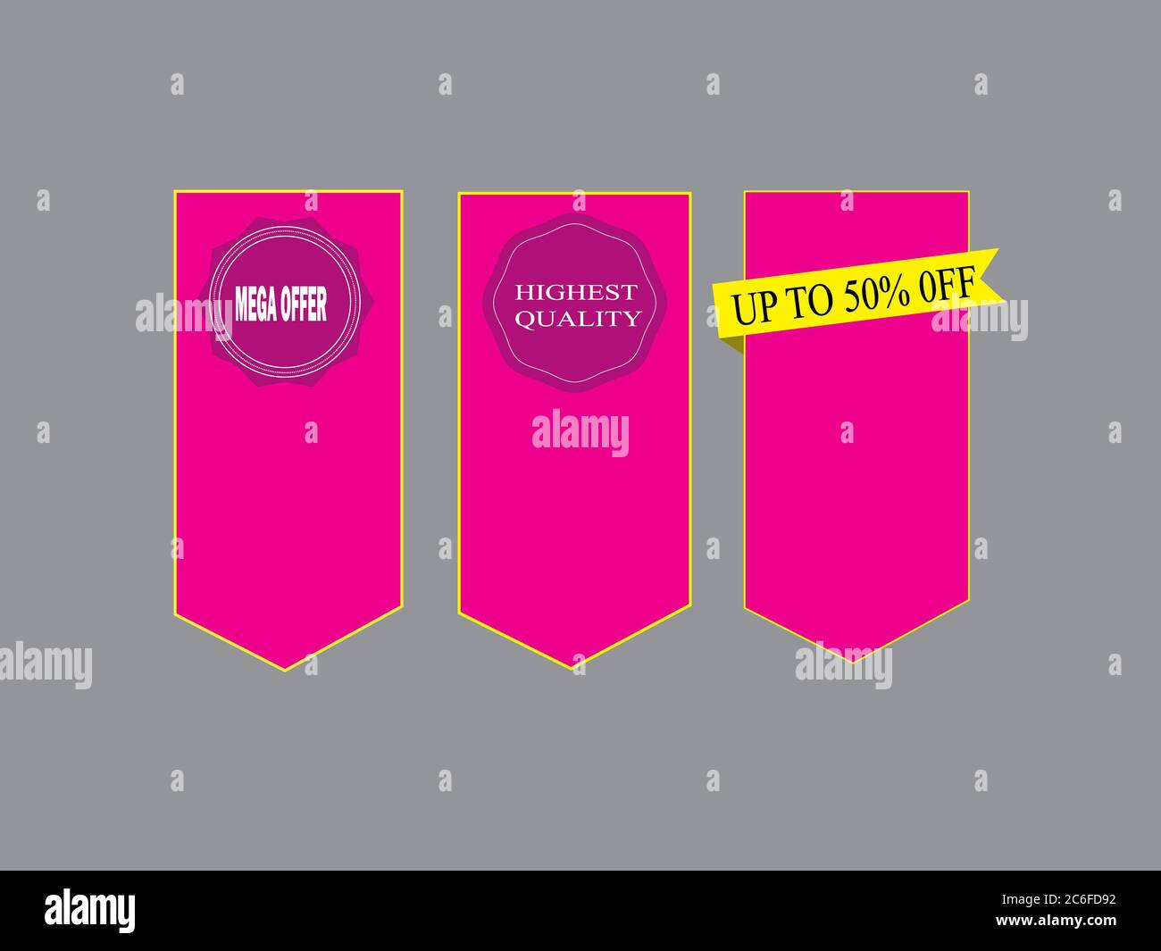 Sale discount icons. Special offer price signs. Promotion label design. Speech bubbles or chat ...