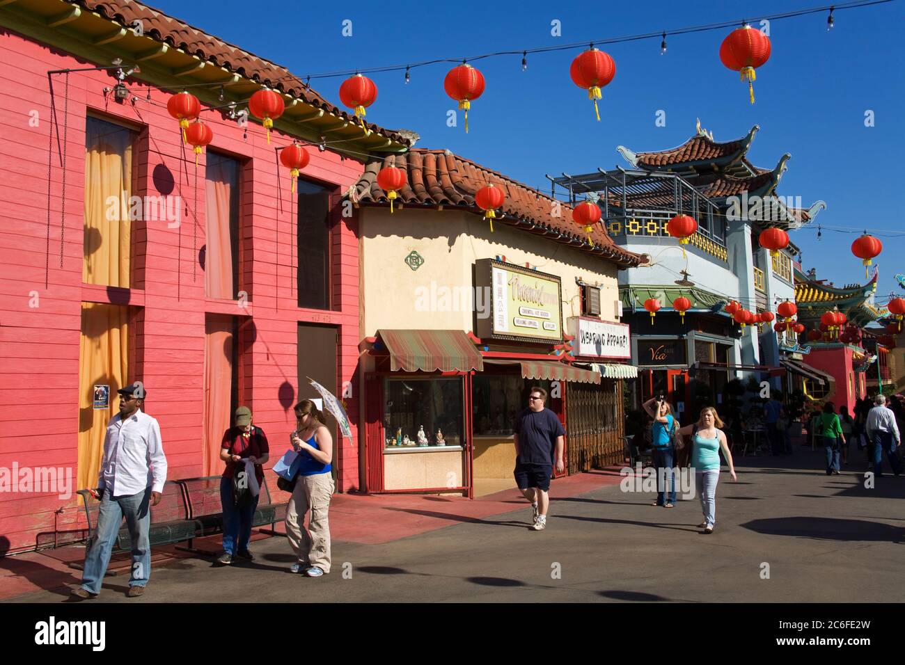 Stores in Chinatown, Los Angeles, California, USA Stock Photo - Alamy