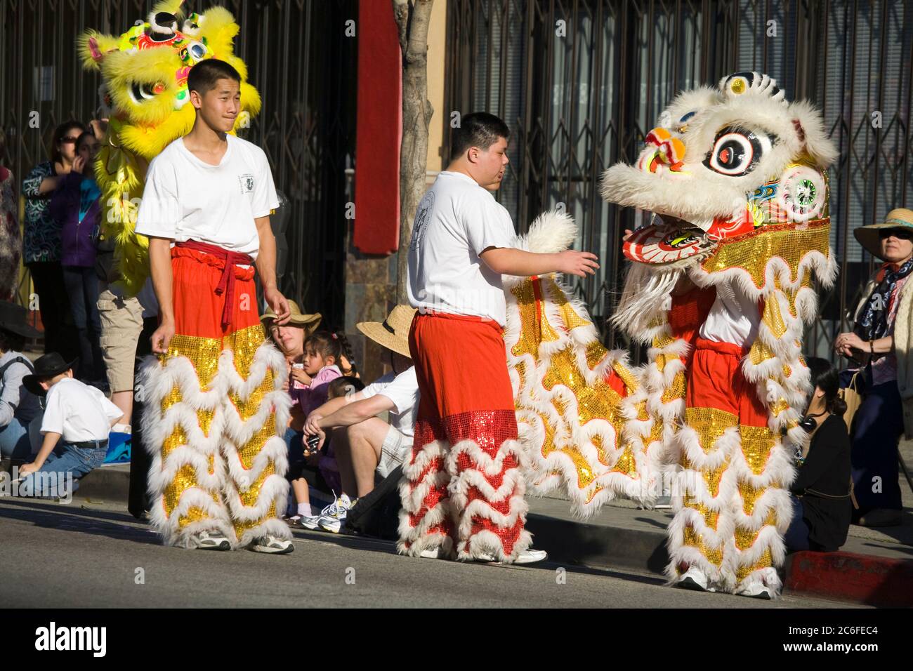 Golden Dragon Parade, Chinese New Year Festival, Chinatown, Los Angeles ...