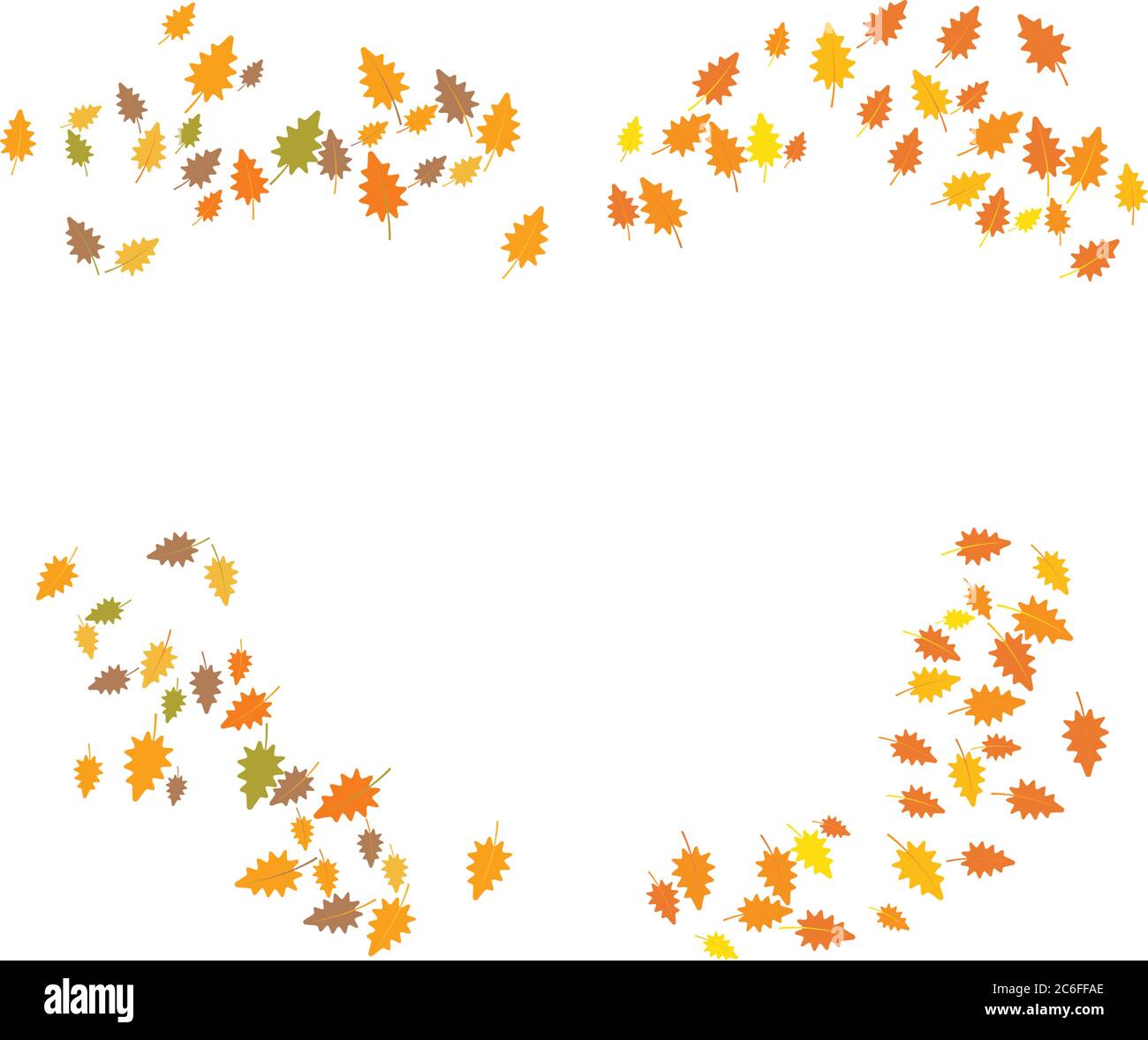 autumn background logo template illustration Stock Vector Image & Art ...