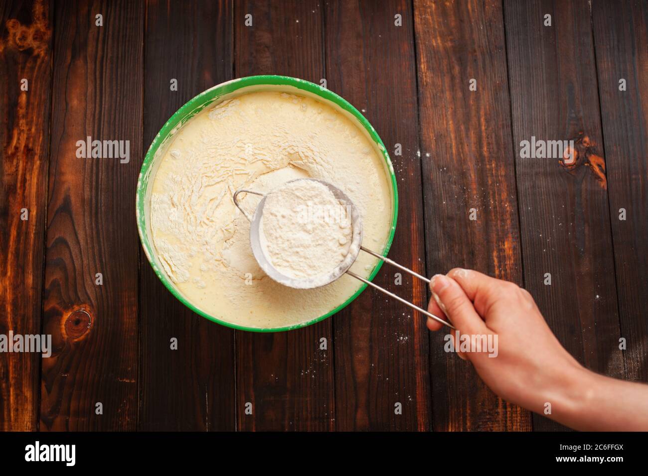 Instructions for making a biscuit with your own hands. DIY Stock Photo ...