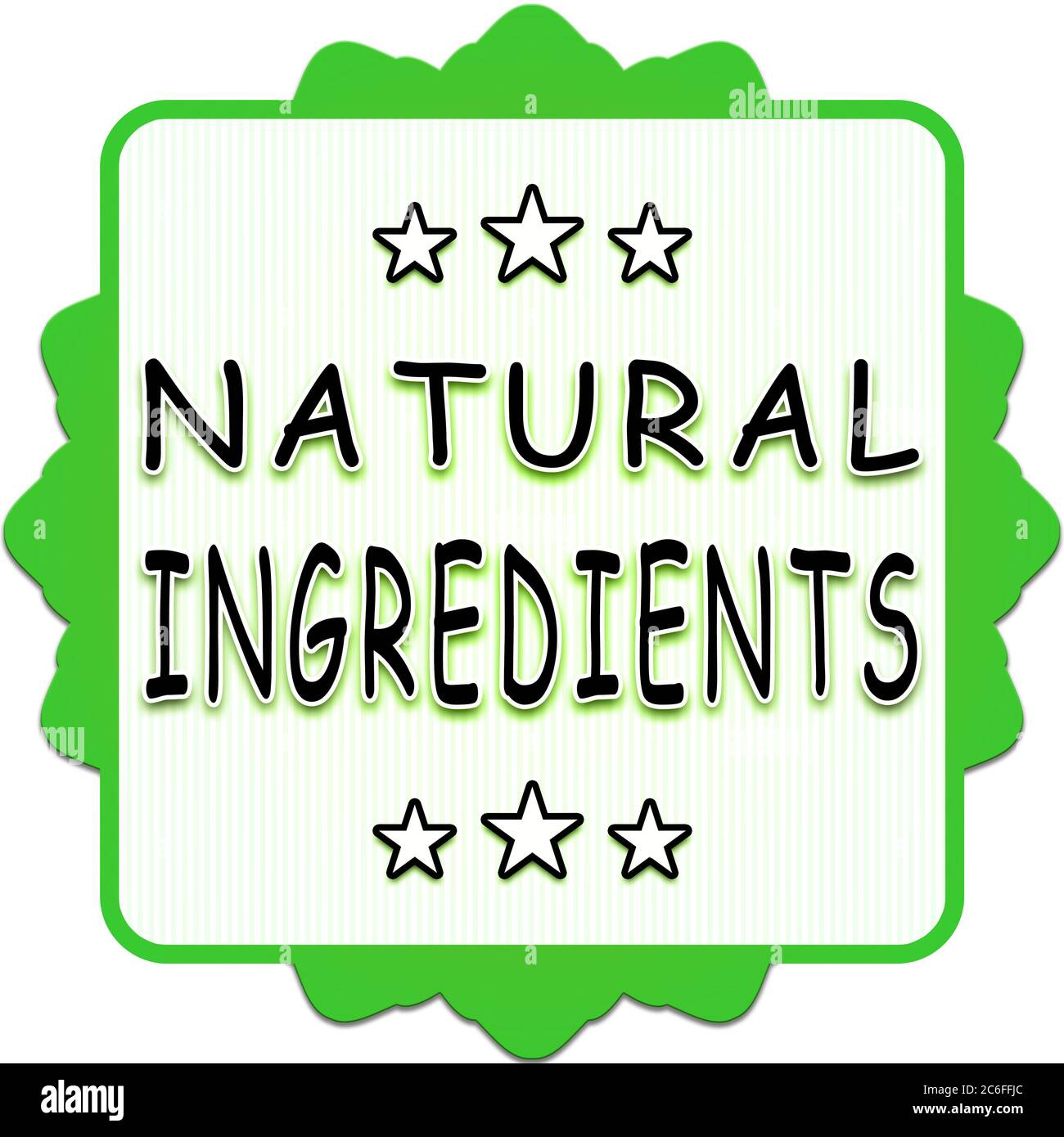 Natural ingredients badge, icon, logo, isolated Stock Photo - Alamy