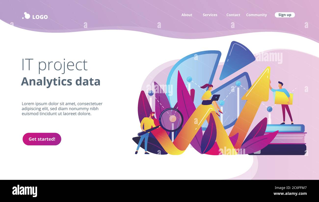 Business analysis it concept vector illustration Stock Vector Image ...