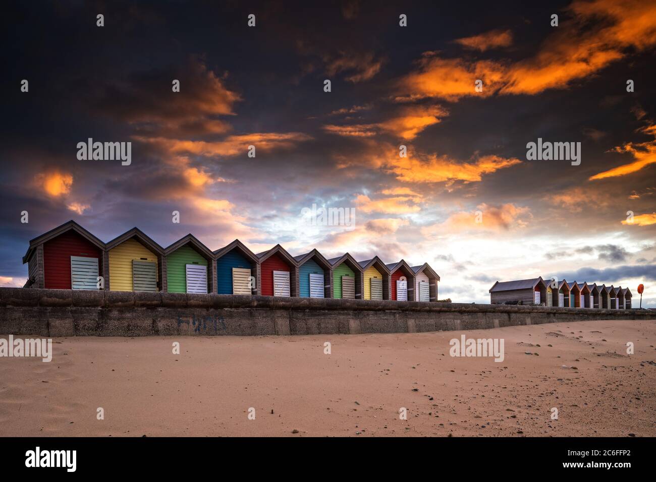 Blyth beach hut hi-res stock photography and images - Alamy