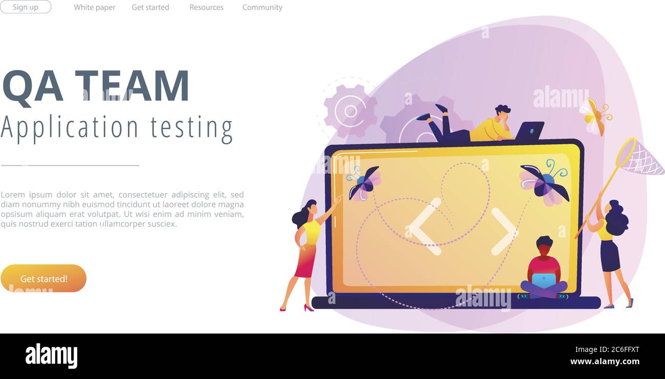 Software testing it concept vector illustration Stock Vector Image ...