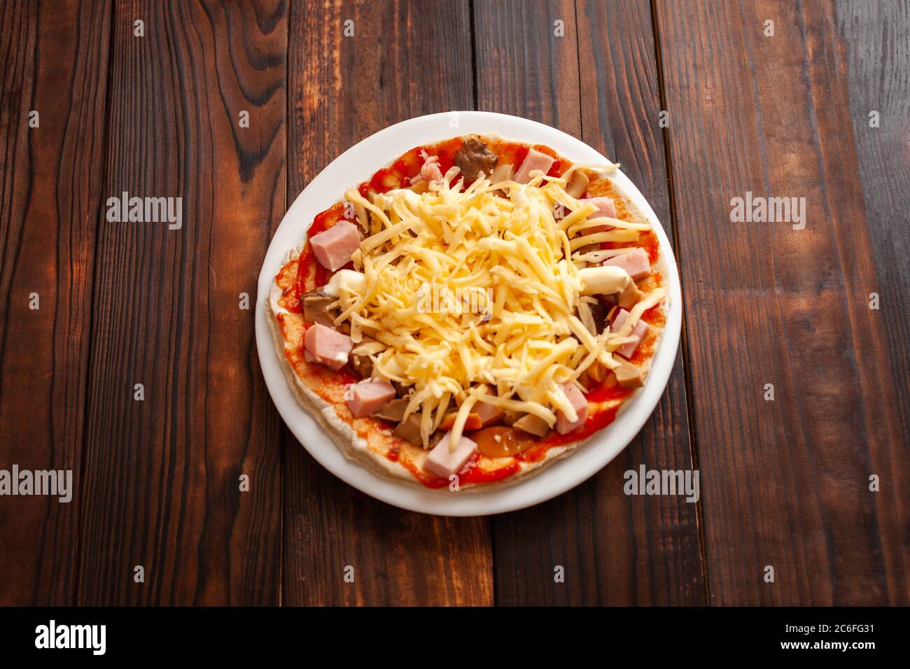 Instructions for making pizza. DIY Stock Photo - Alamy