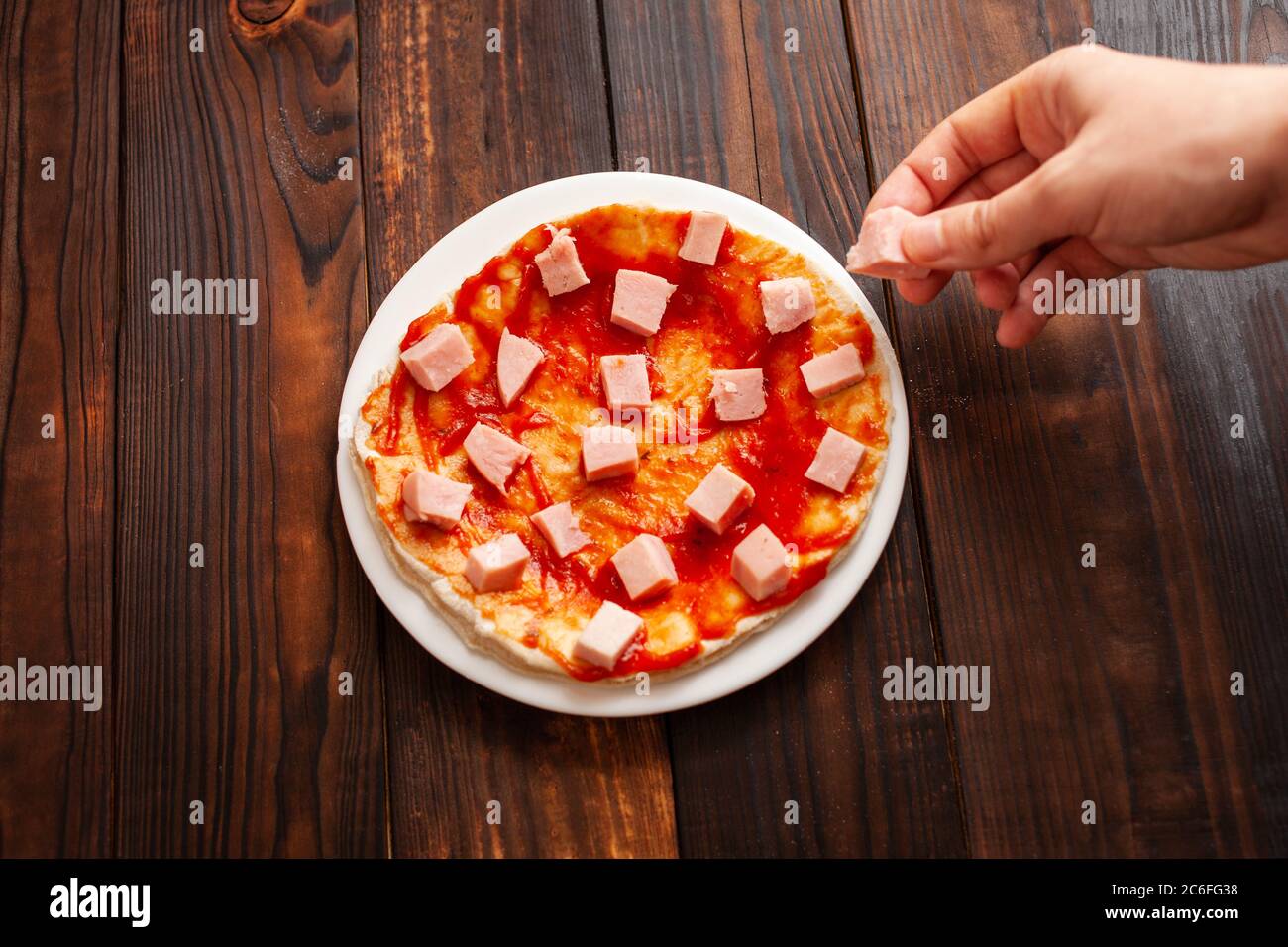 Cooking process making no bake hi-res stock photography and images - Alamy
