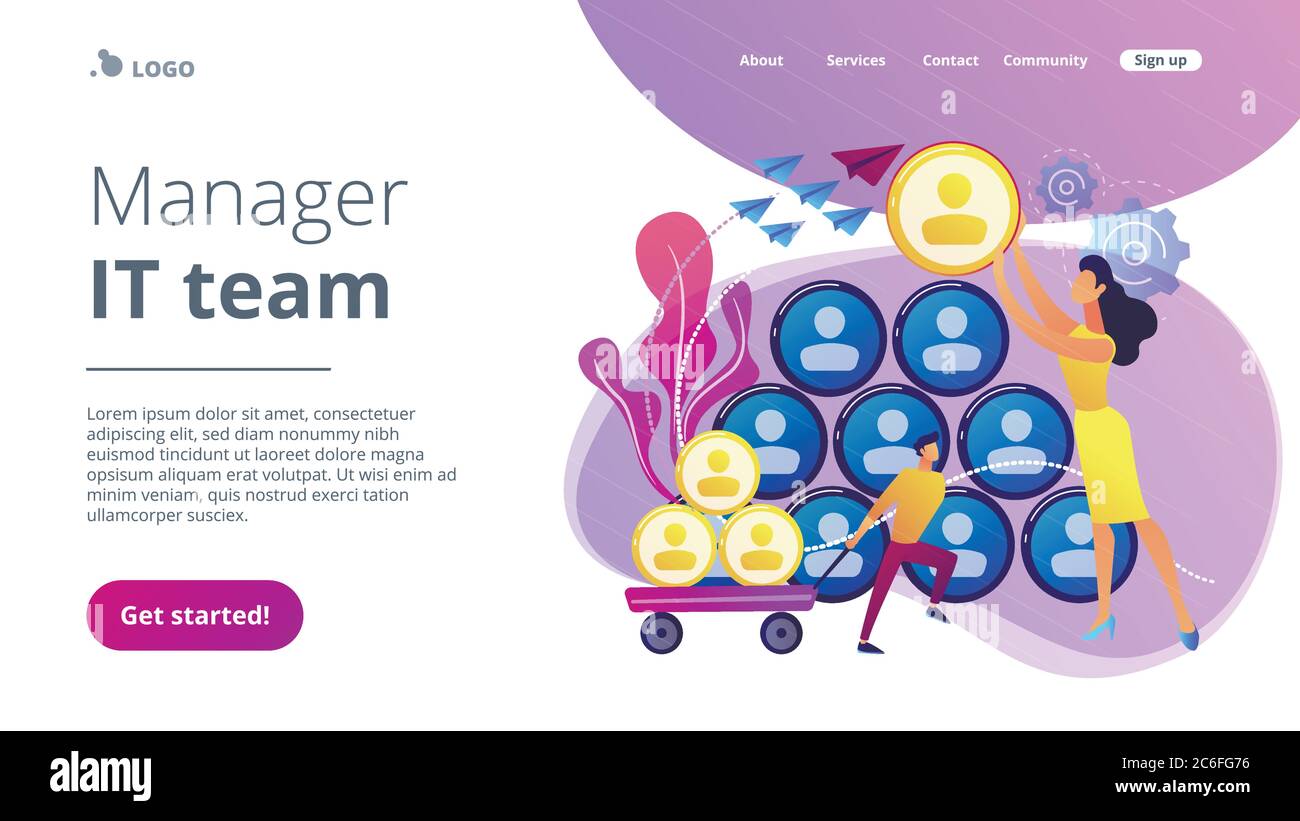 CEO it concept vector illustration Stock Vector Image & Art - Alamy