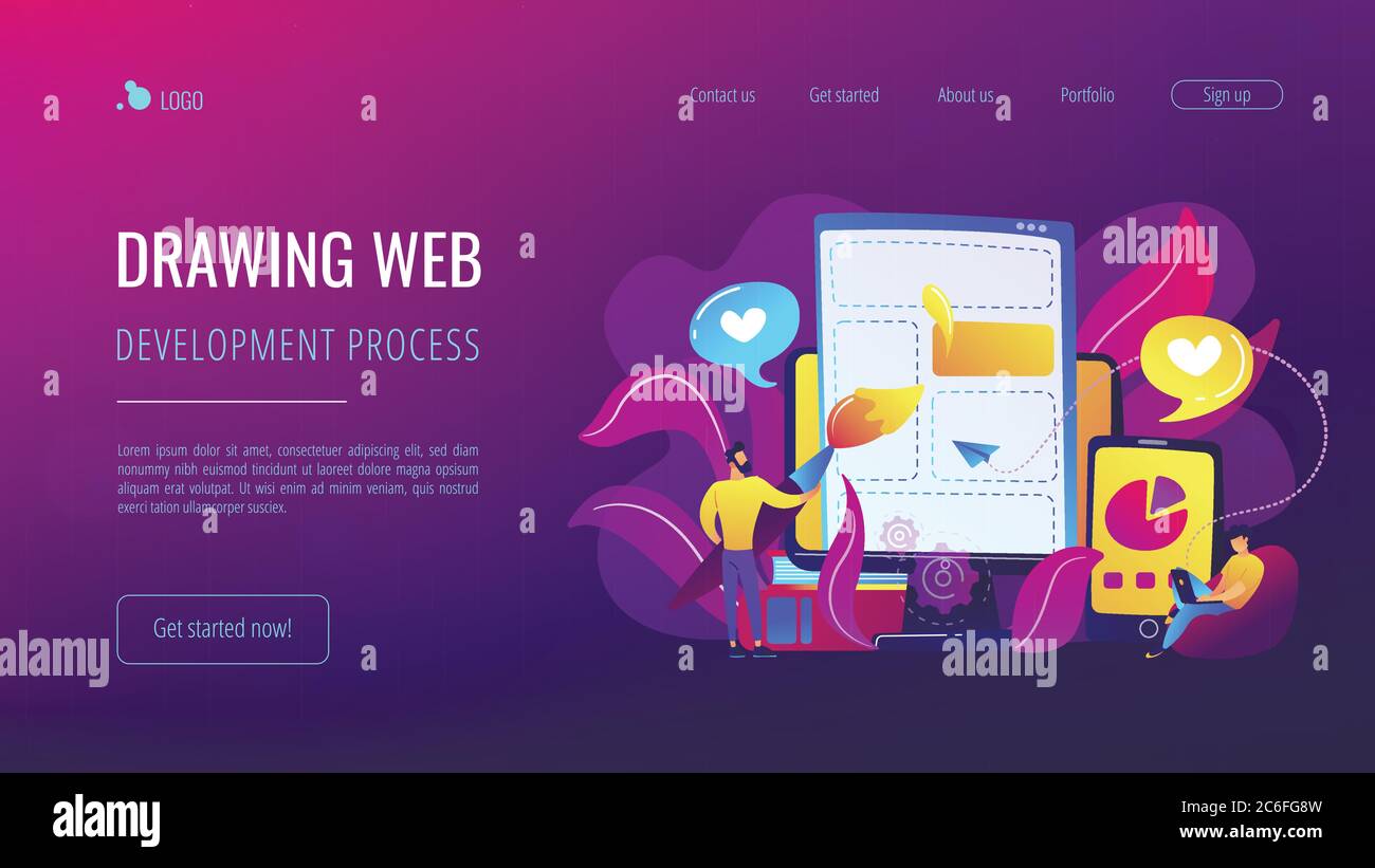 Front end development it concept vector illustration Stock Vector Image ...