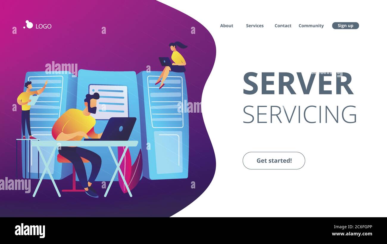 System Administration Concept Vector Illustration Stock Vector Image And Art Alamy