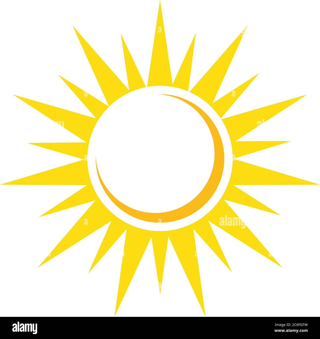 sun ilustration logo vector icon template Stock Vector Image & Art - Alamy