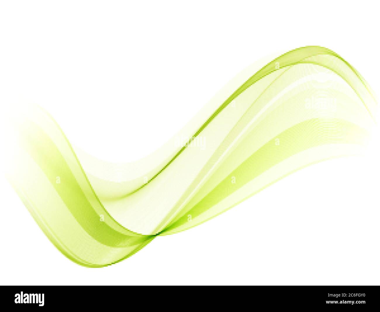 Abstract background Green wave background Flow wave Vector Stock Vector ...