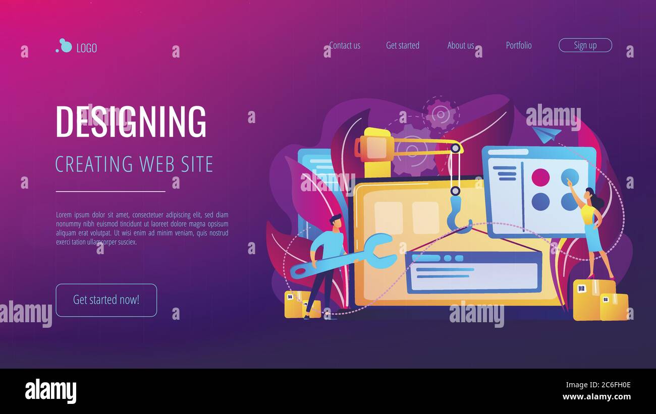 WEB development concept vector illustration Stock Vector Image & Art ...