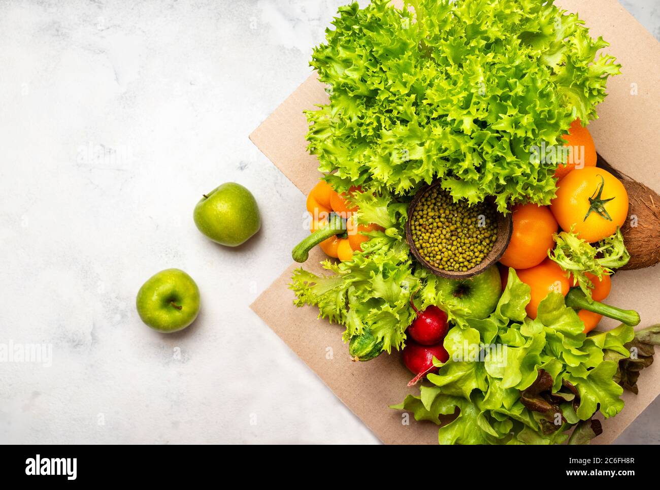 Vegetable box delivery hi-res stock photography and images - Alamy