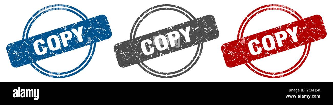 copy stamp. copy sign. copy label set Stock Vector Image & Art - Alamy