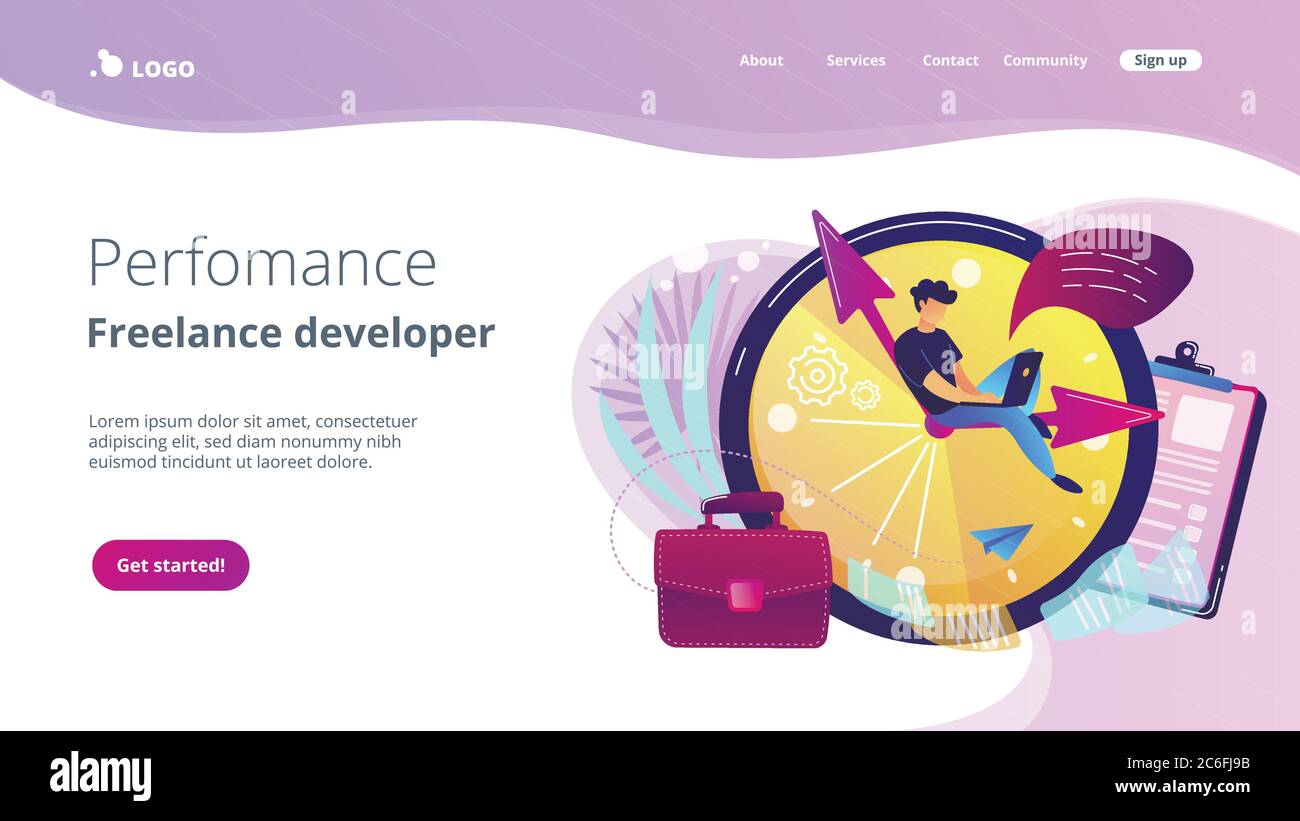 Procrastination time management vector Stock Vector Images - Alamy