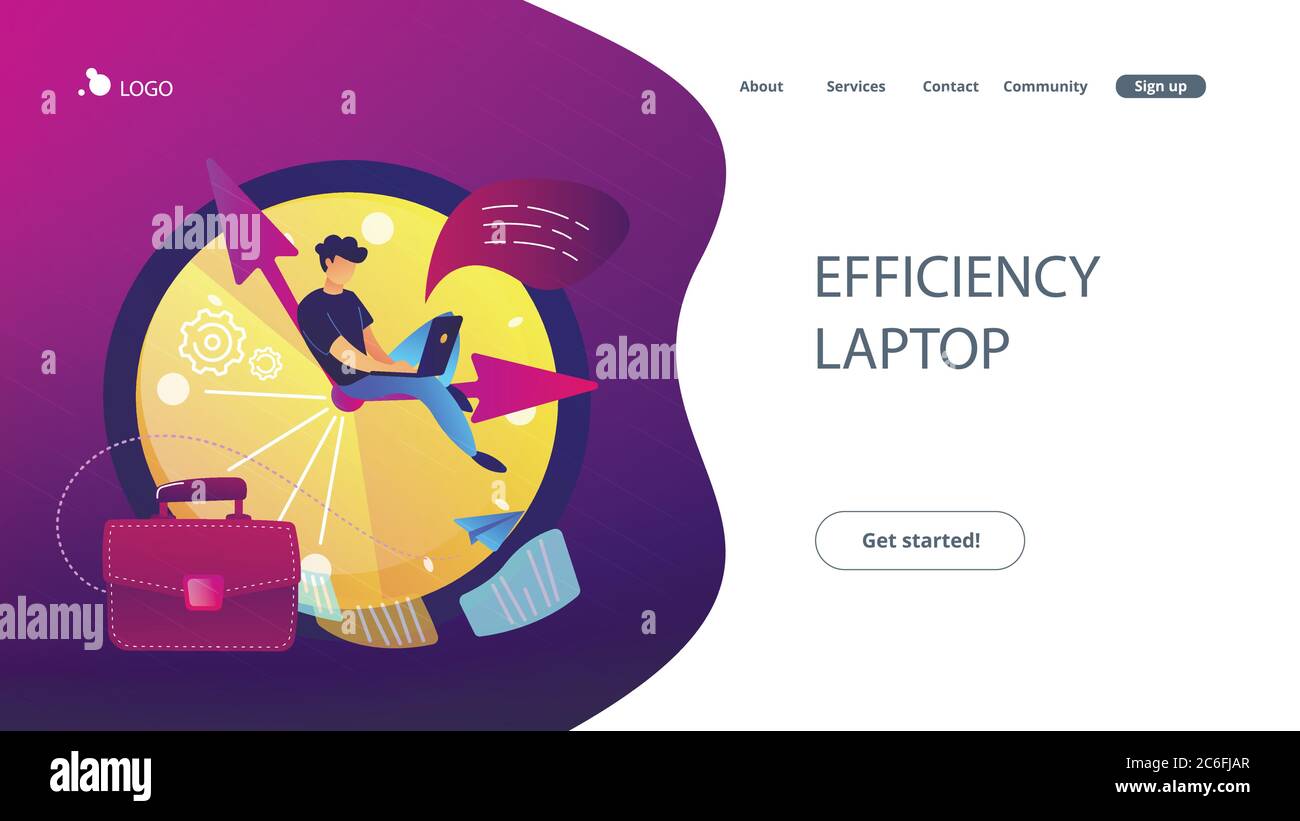 Procrastination time management vector Stock Vector Images - Alamy