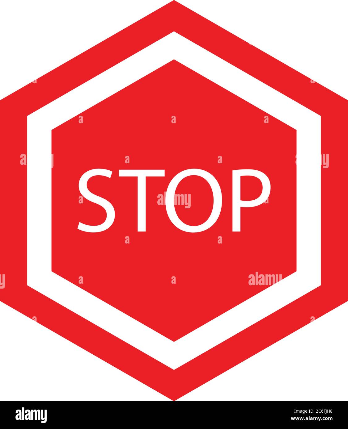 stop logo icon vector template illustration Stock Vector Image & Art ...