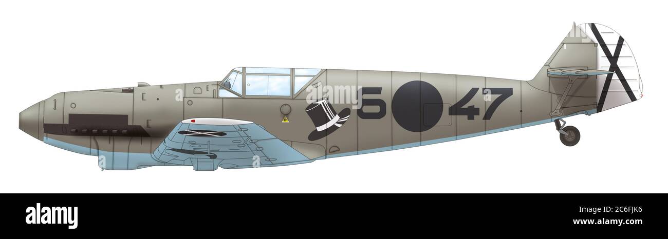 Messerschmitt Bf 109 Flying High Resolution Stock Photography and ...