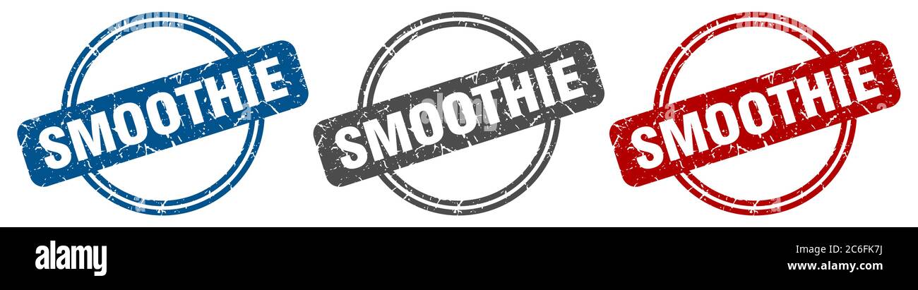 smoothie stamp. smoothie sign. smoothie label set Stock Vector Image ...