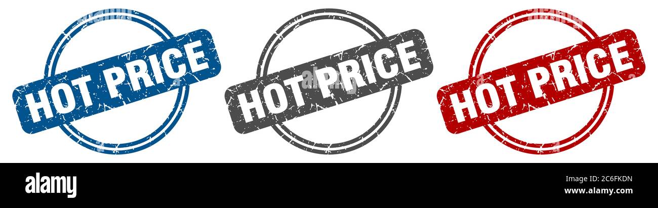 hot price stamp. hot price sign. hot price label set Stock Vector Image ...