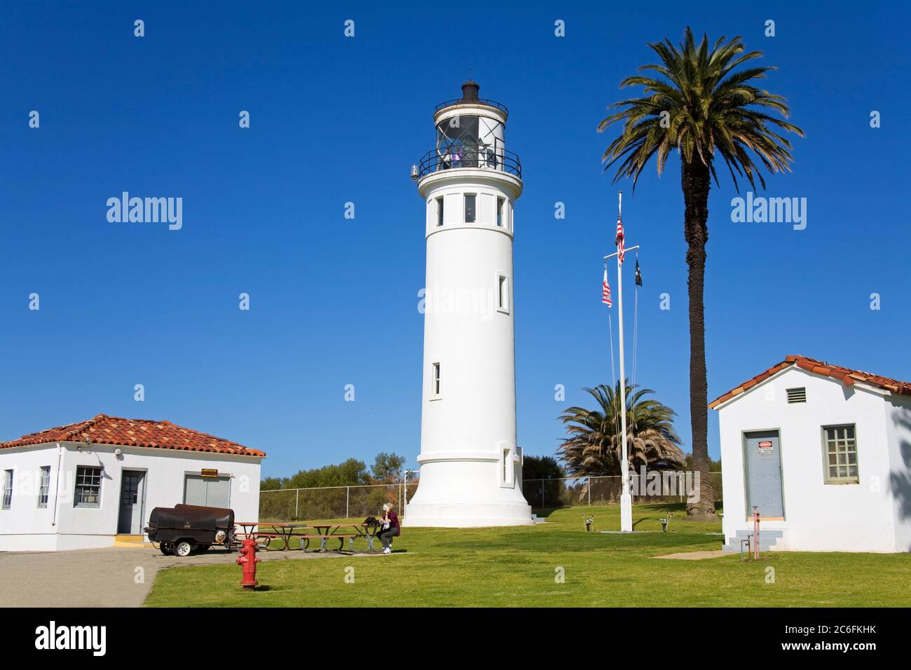 Point Vincente Lighthouse, Palos Verdes Peninsula, Los Angeles, California, USA Stock Photo - Alamy
