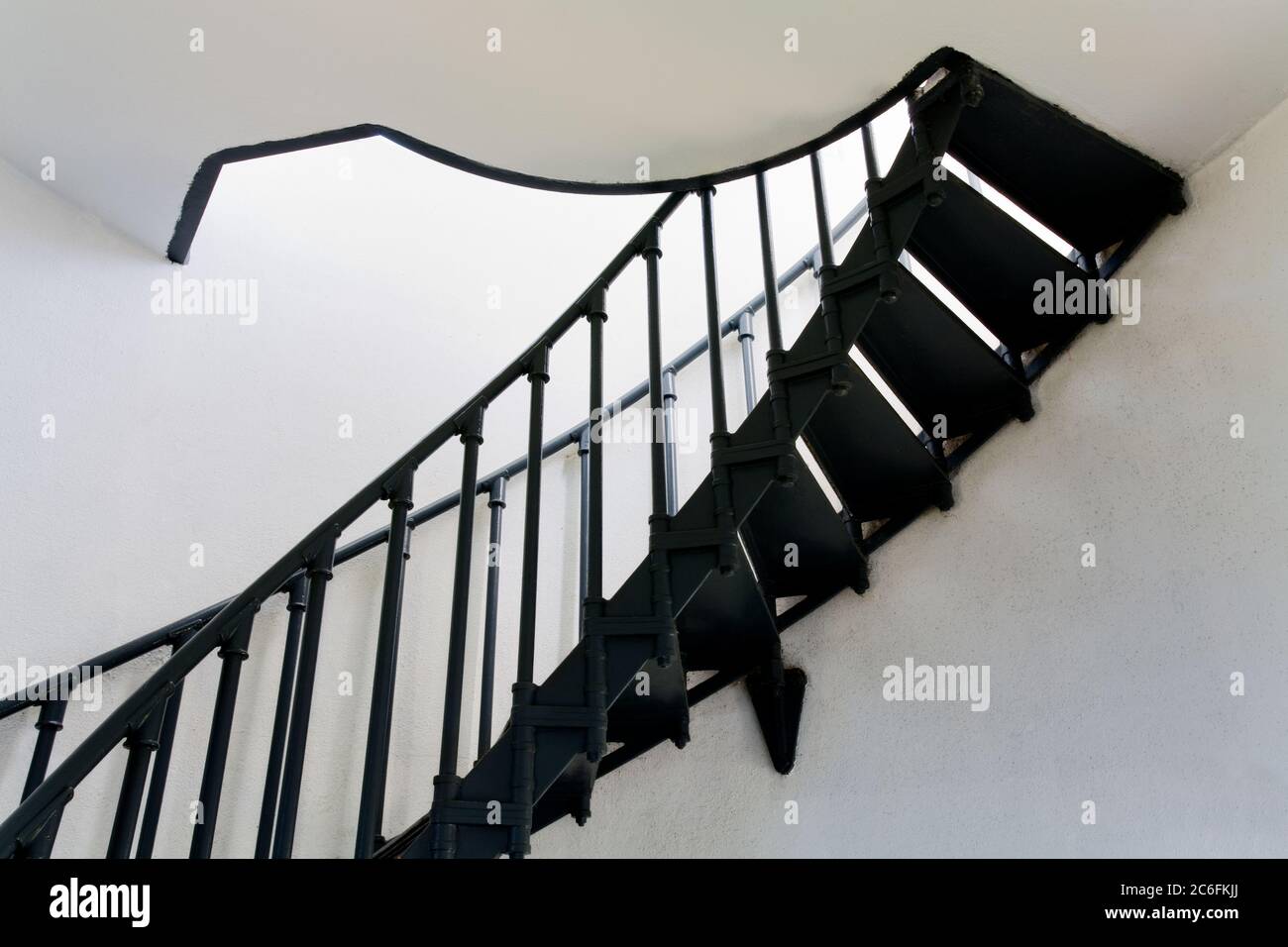 Spiral Stairs, Point Vincente Lighthouse, Palos Verdes Peninsula, Los ...